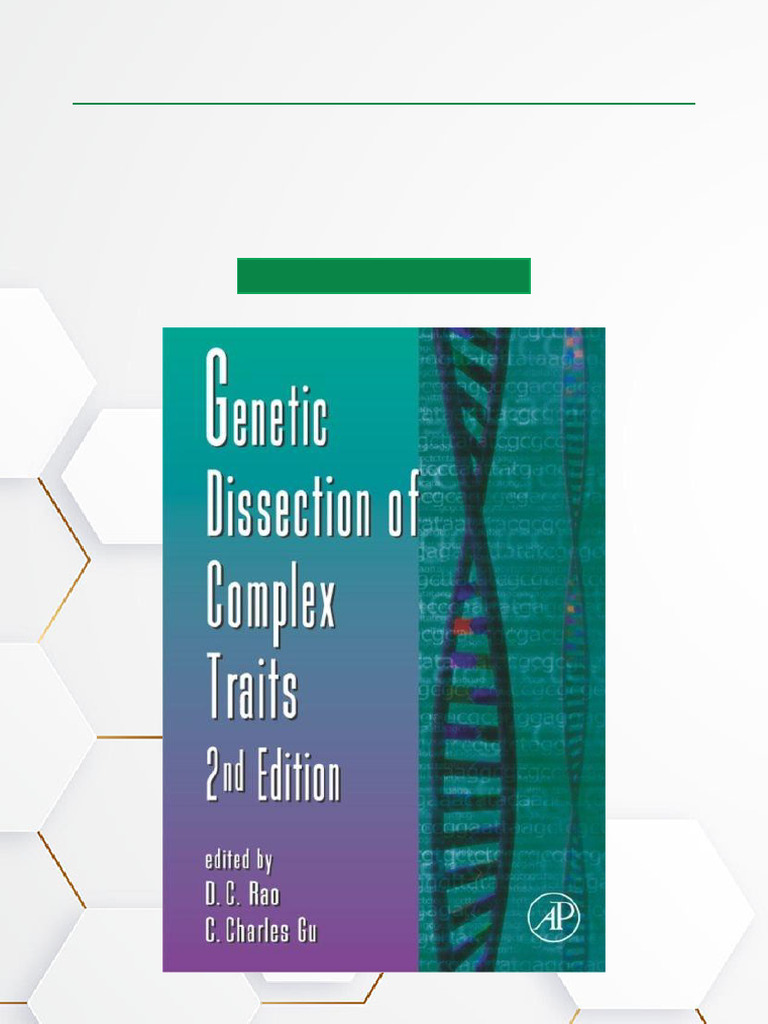 Genetic Dissection of Complex Traits 2nd Edition Unlimited Download | PDF | Genome Wide ...