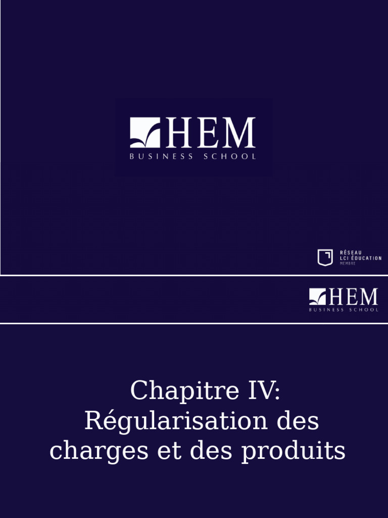 Régularisation des charges et des produits 2021 | PDF | Facture | Prêts