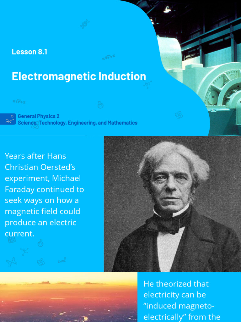 8.1 Electromagnetic Induction 8.2 Faradays Law 8.3 Lenzs Law | PDF ...