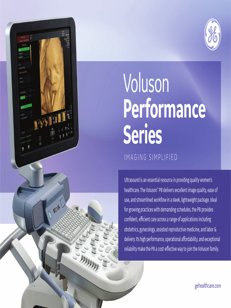 Brochure Voluson P8 BT-22 | PDF | Medical Ultrasound | Medical Specialties