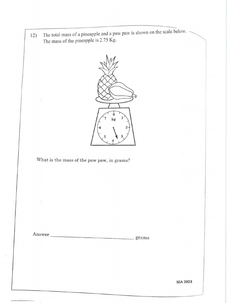 Mass SEA Past Papers 2019 - 2023 | PDF