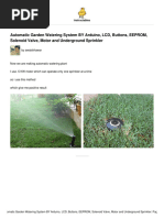 Automatic Arduino Water Dispenser - 9 Steps - Instructables | PDF ...