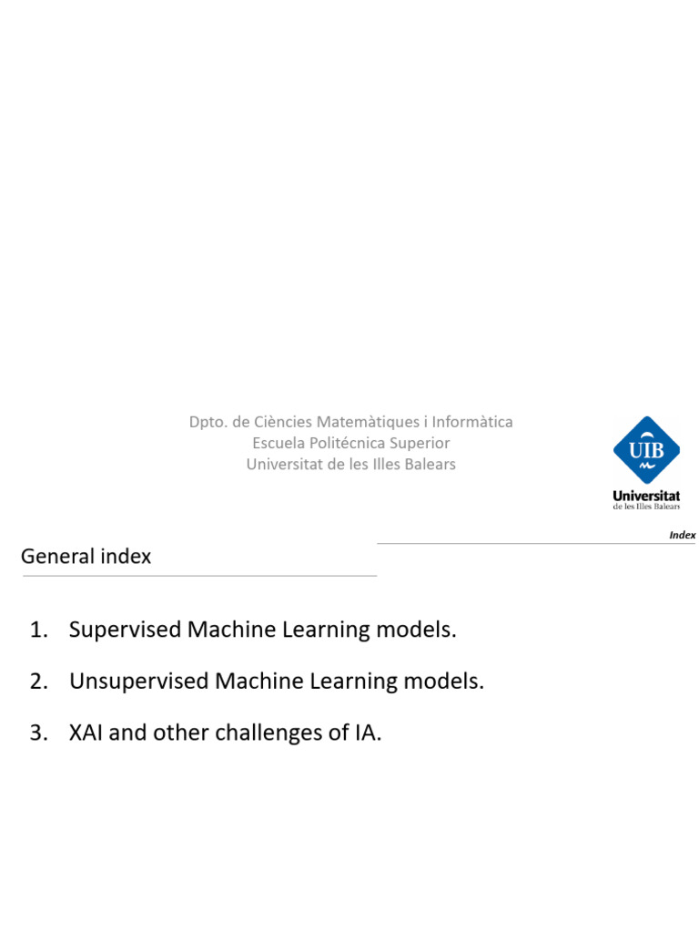 Tema6 Models for AI and ML | PDF | Cluster Analysis | Machine Learning