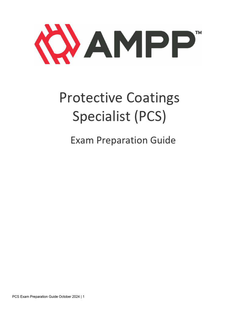PCS Exam Prep Guide 2024 | PDF | Specification (Technical Standard)