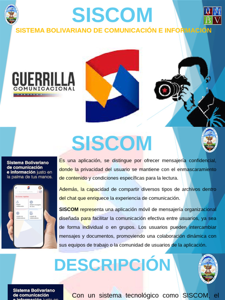 SISCOM La Mejor Plataforma Que Hay Rápida y Sencilla | PDF | Chat en linea | Aplicación movil