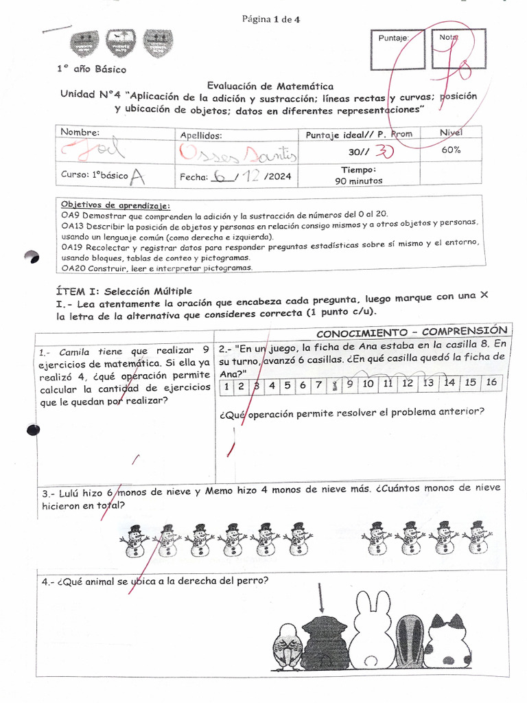 Prueba Unidad 4 Joel | PDF