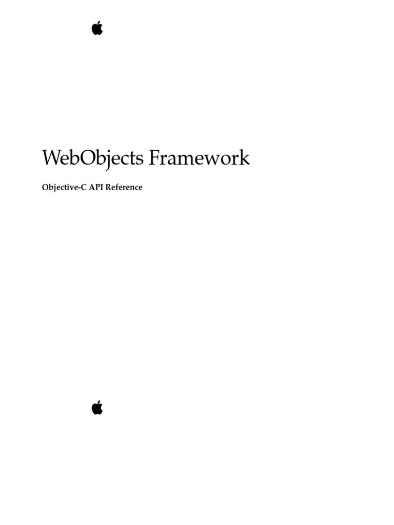 Web Objects | PDF | Class (Computer Programming) | Method (Computer Programming)