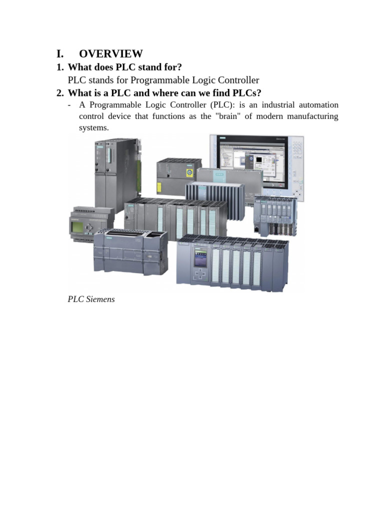 Understanding Programmable Logic Controllers | PDF | Programmable Logic ...