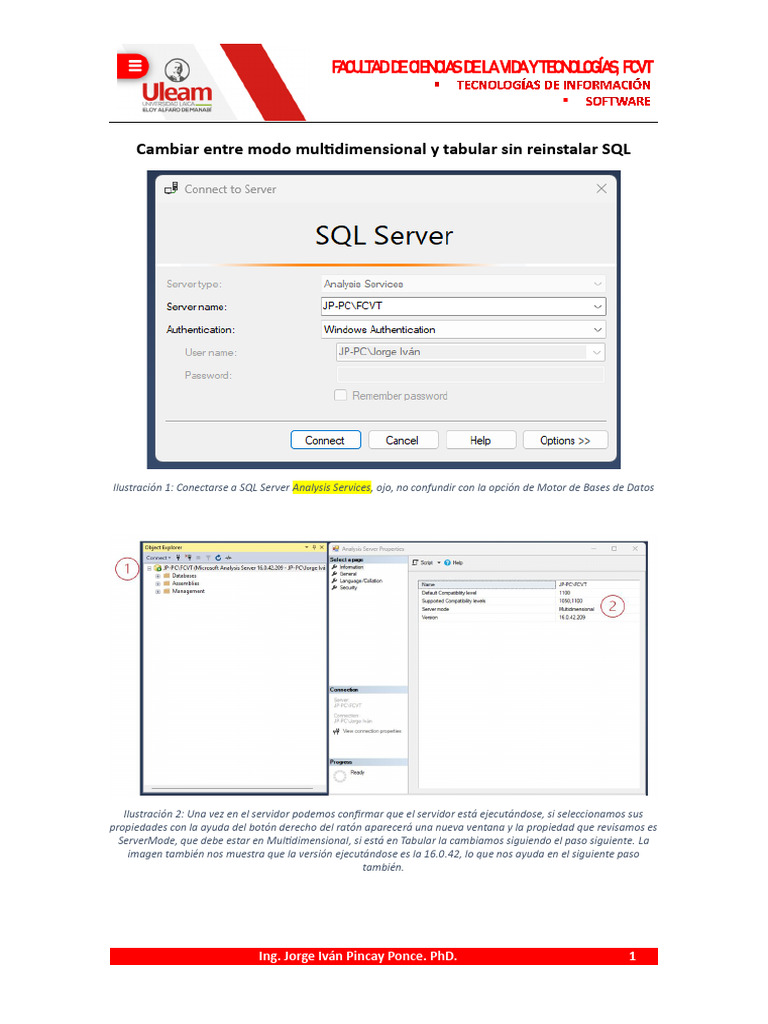 Clase02.03 (1) Cambio Entre Modo Multidimensional-Tabular y Viceversa (Tutoría) | PDF | Archivo ...