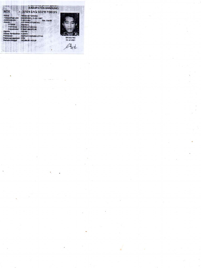 Biodata Iwan Setiawan20250520 - 13404981 | PDF