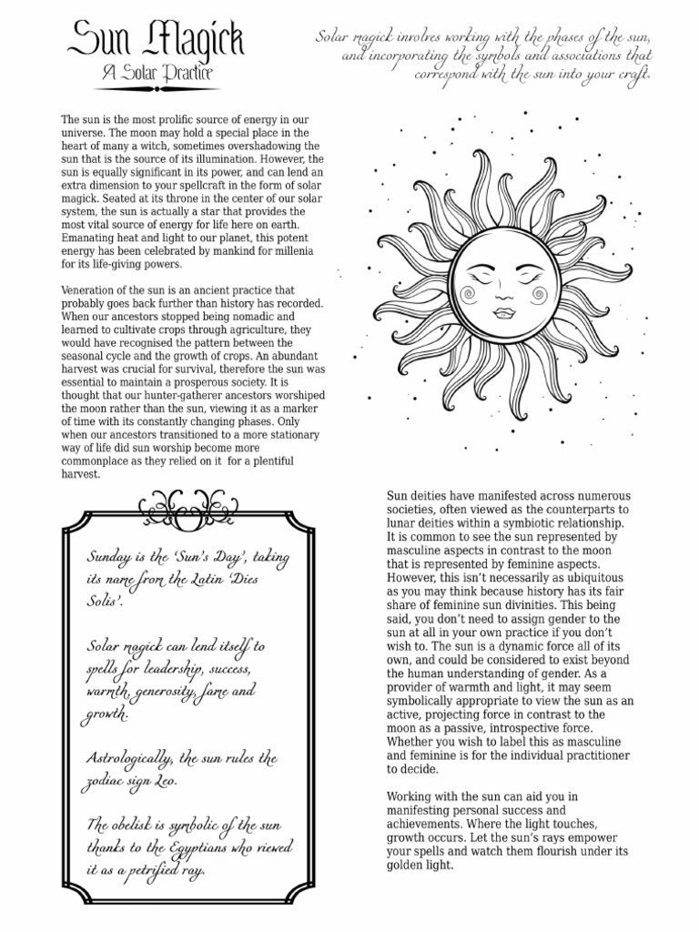 Solar Magick US Letter | PDF