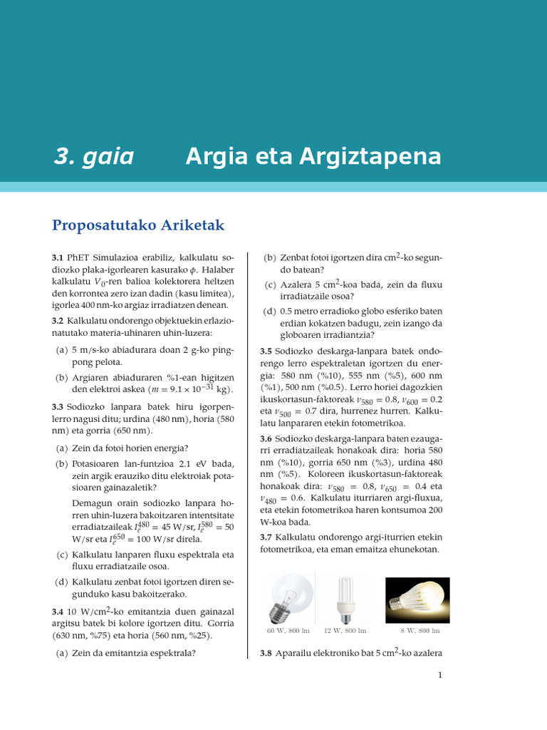 3gaia Ariketak | PDF