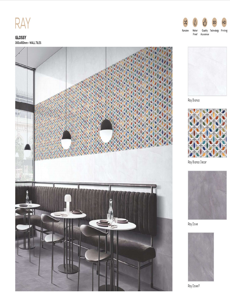 Floral Color Petals Tiles | PDF