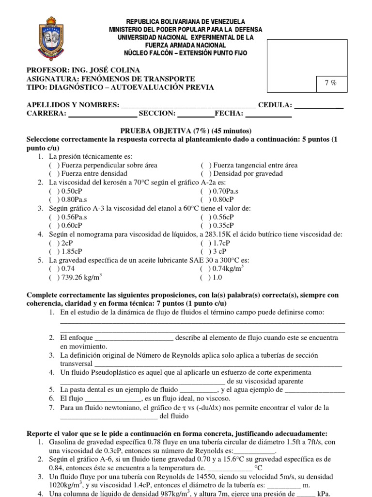 Prueba Objetiva 1 Modelo | PDF