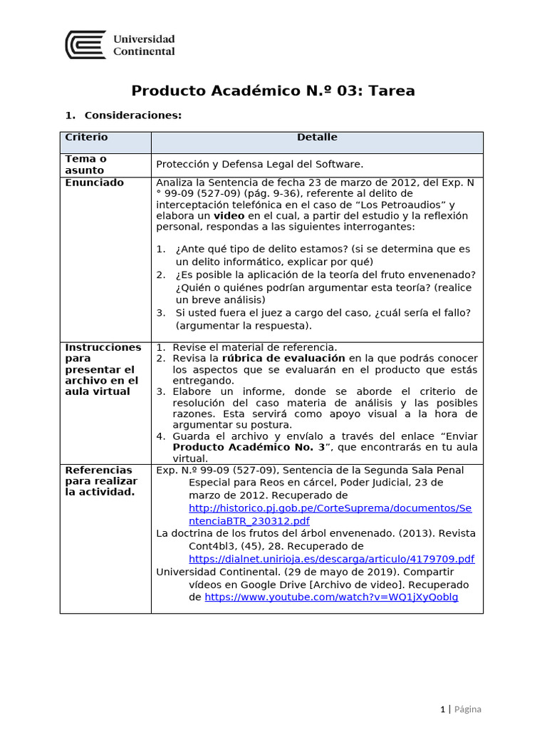 Producto Académico N° 3 (tarea).vf (3) | PDF