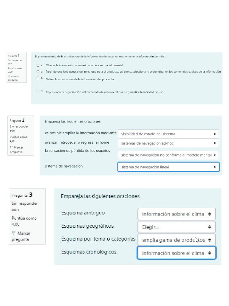 Autoevaluacion 3 (Segundo Parcial) | PDF