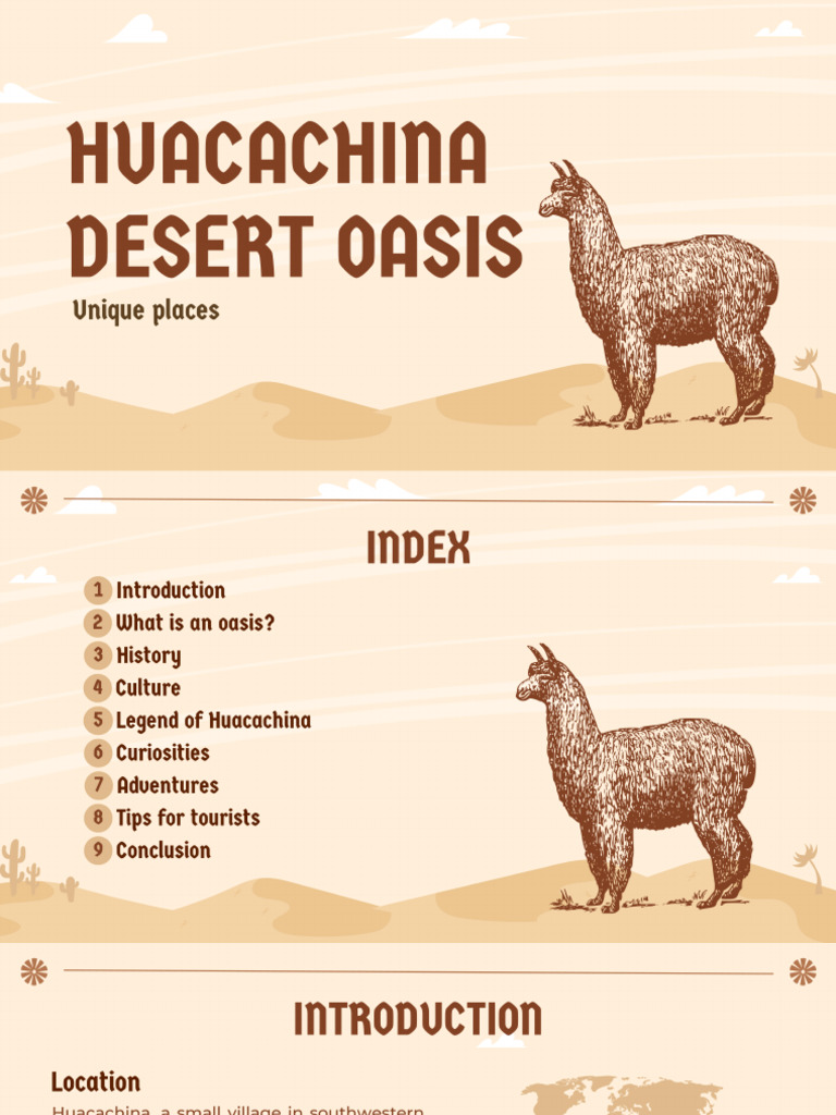 Huacachina Oasis | PDF