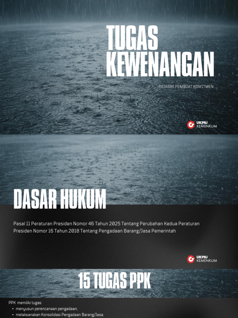 Materi 1 - Overview Tugas Dan Fungsi PPK | PDF