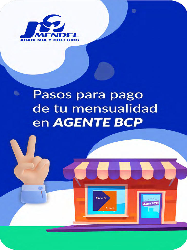 Tutorial de Pago BCP Mendel | PDF