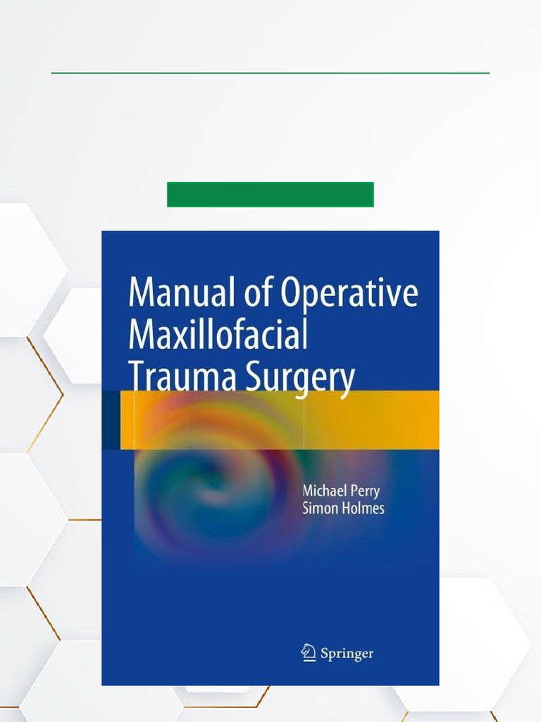 Manual of Operative Maxillofacial Trauma Surgery Digital Download | PDF ...
