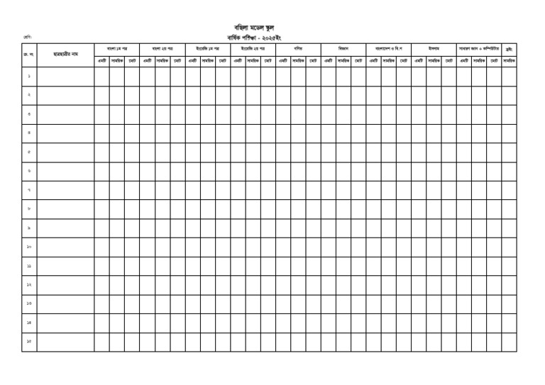 Marksheet Play 5 | PDF