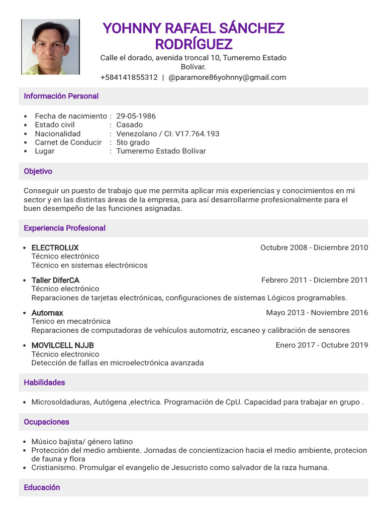 Intelligent CV Document | PDF