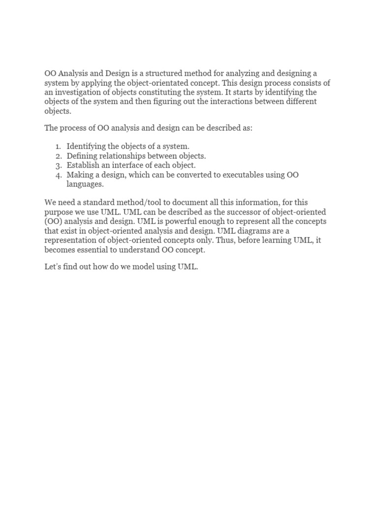 2 OO Analysis and Design | PDF