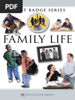 Family Life Merit Badge Workbook | PDF | Scouting | Boy Scouts Of America