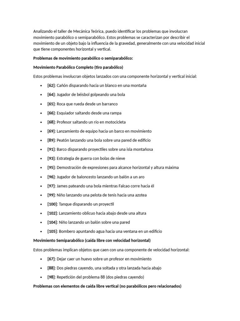 Ejercicios Quiz Mecanica | PDF | Mecánica