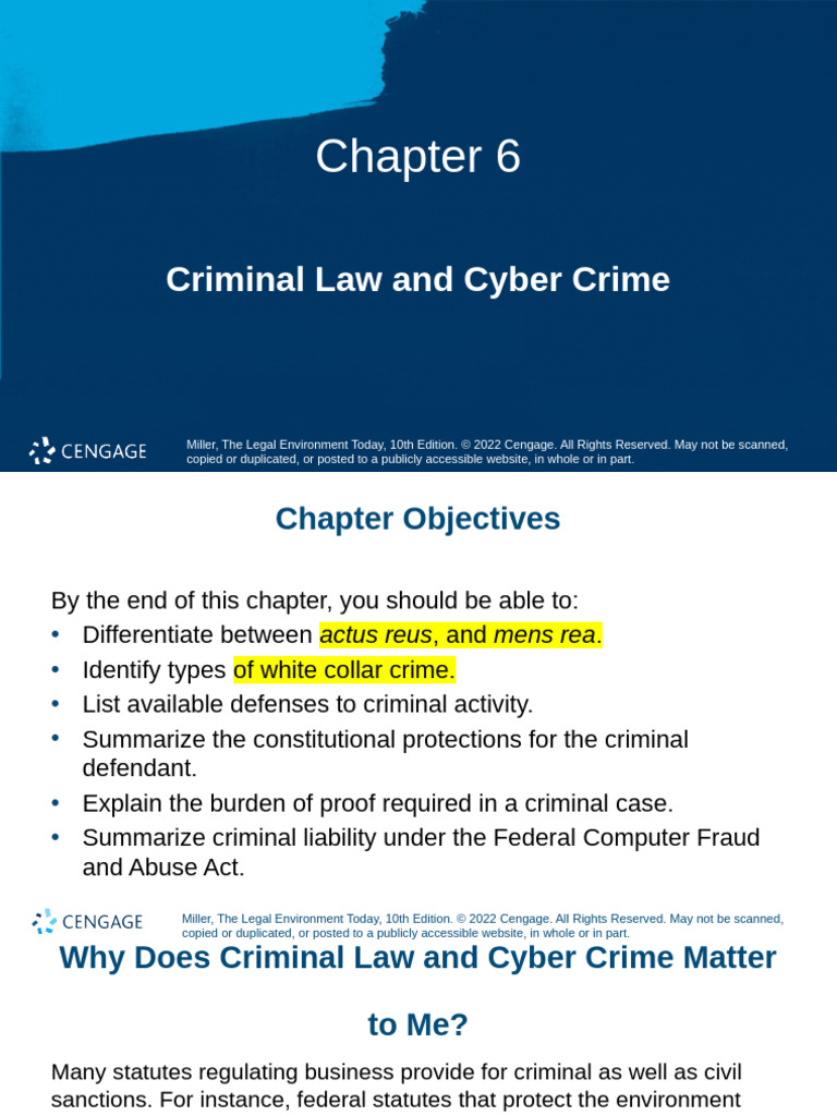 Miller BLTLET 10e PPT CH06 | PDF | Miranda Warning | Misdemeanor