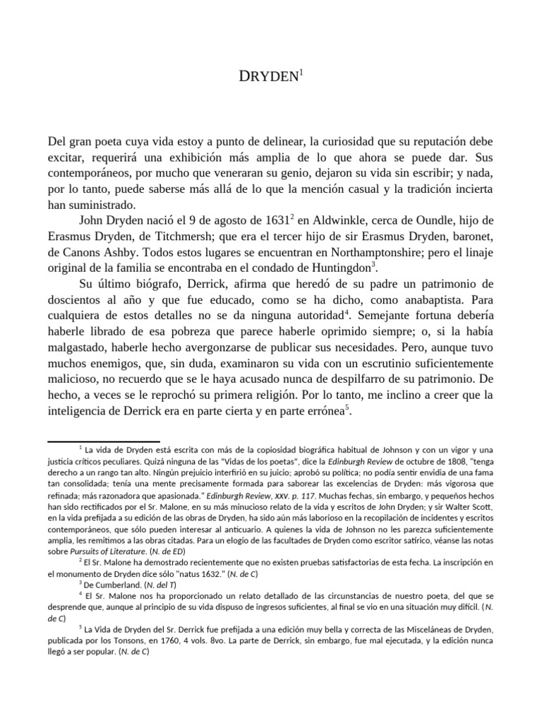 DRYDEN | PDF | John Dryden | William Shakespeare
