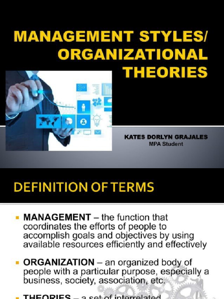 Organization Theories and Applications | PDF