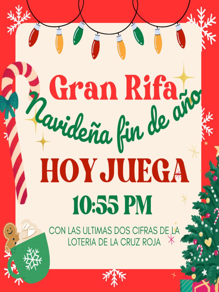 Gran Rifa Navideña Post de Instagram Verde y Rojo Ilustrado - 20250524 - 182302 - 0000 | PDF