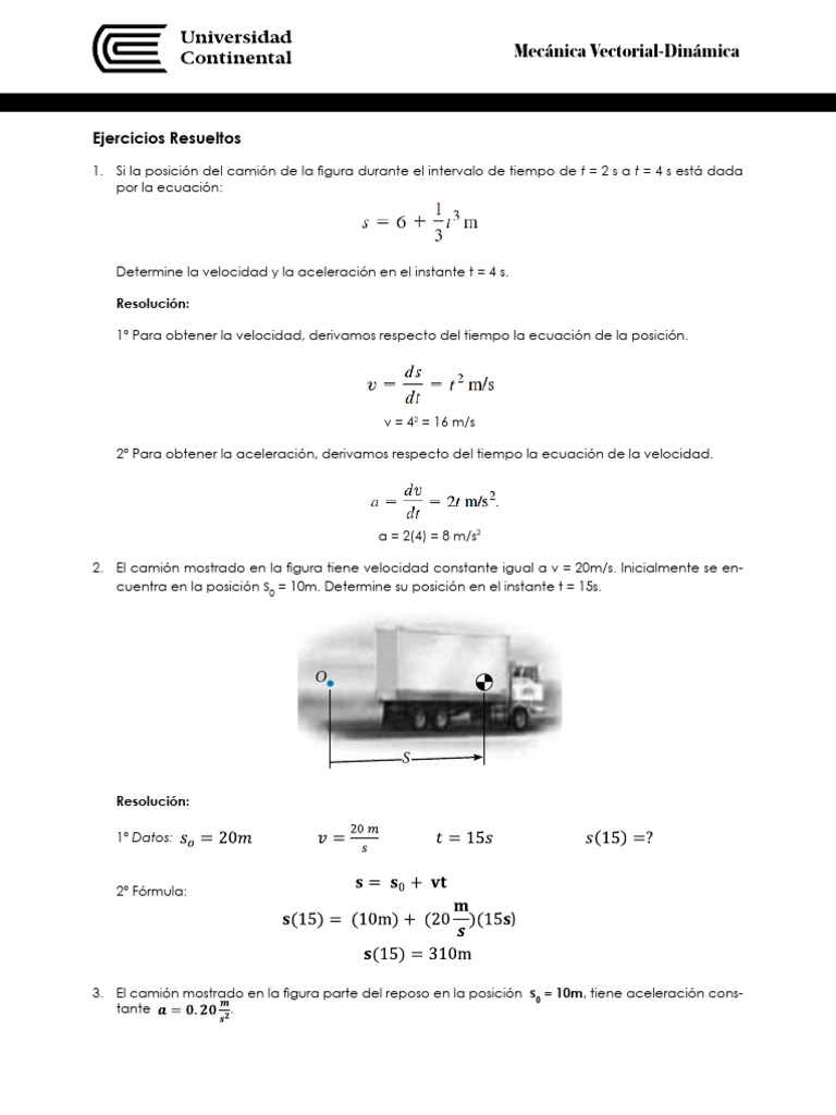 Ejercicios Resueltos Unidad I | PDF