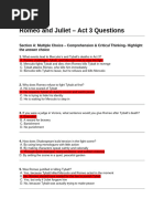 Unit 2-Romeo and Juliet-Modern English Text-Act II, Scene 2 | PDF ...