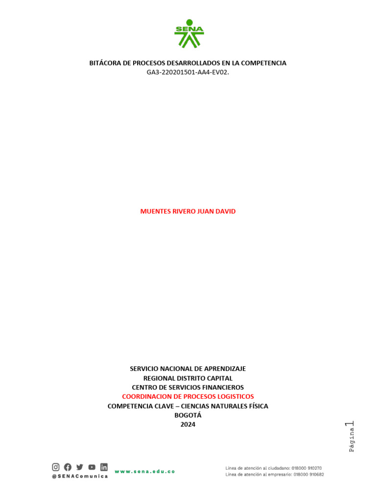 Bitácora de Procesos en Ciencias Naturales | PDF | Experimentar | Science