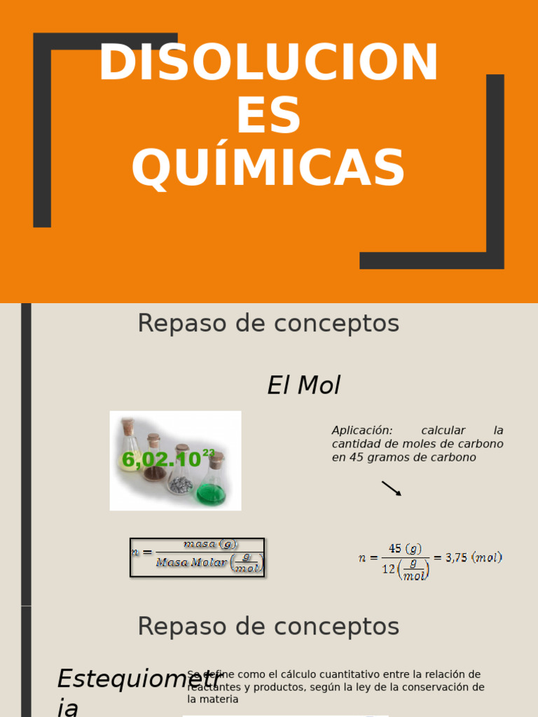 Tema 3. Disoluciones | PDF | Concentración | Ácido clorhídrico