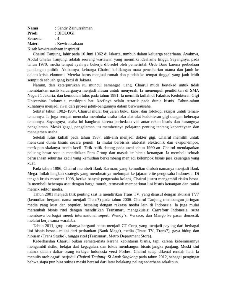 Kisah Inspiratif | PDF