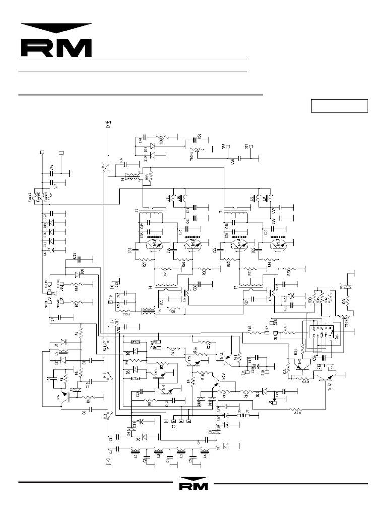 KL 505 Amplifier Schematic Diagram | PDF