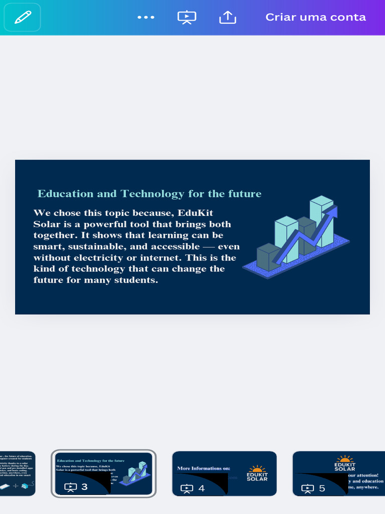 EduKit Solar - Kit Educacional Tecnológico Sustentável - Apresentação | PDF