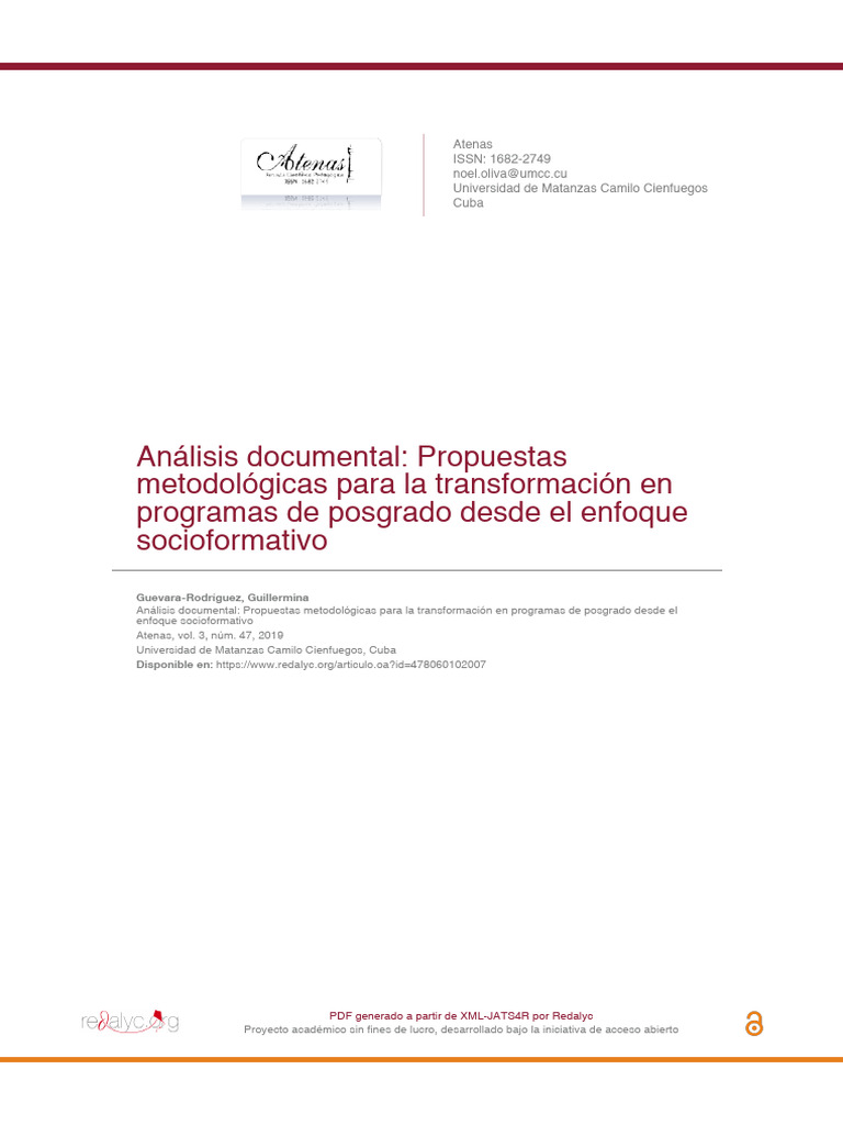 Analisis Documental Propuestas Guillermina | PDF | Plan de estudios | Conocimiento