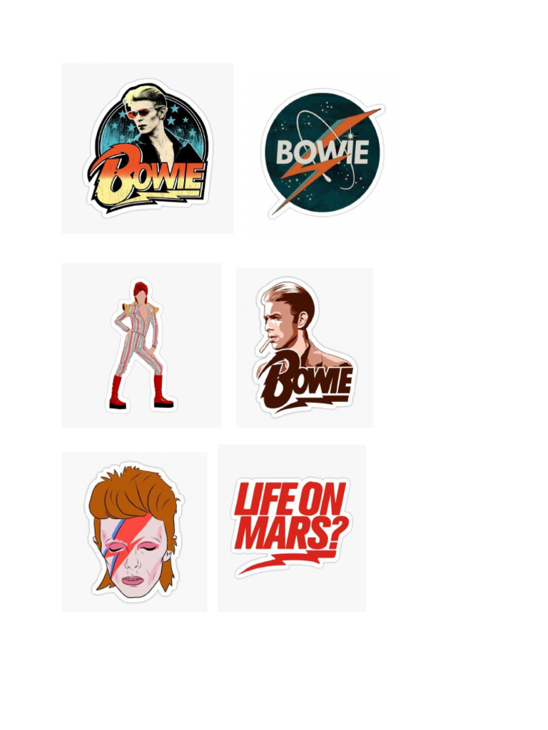 Stickers David Bowie | PDF