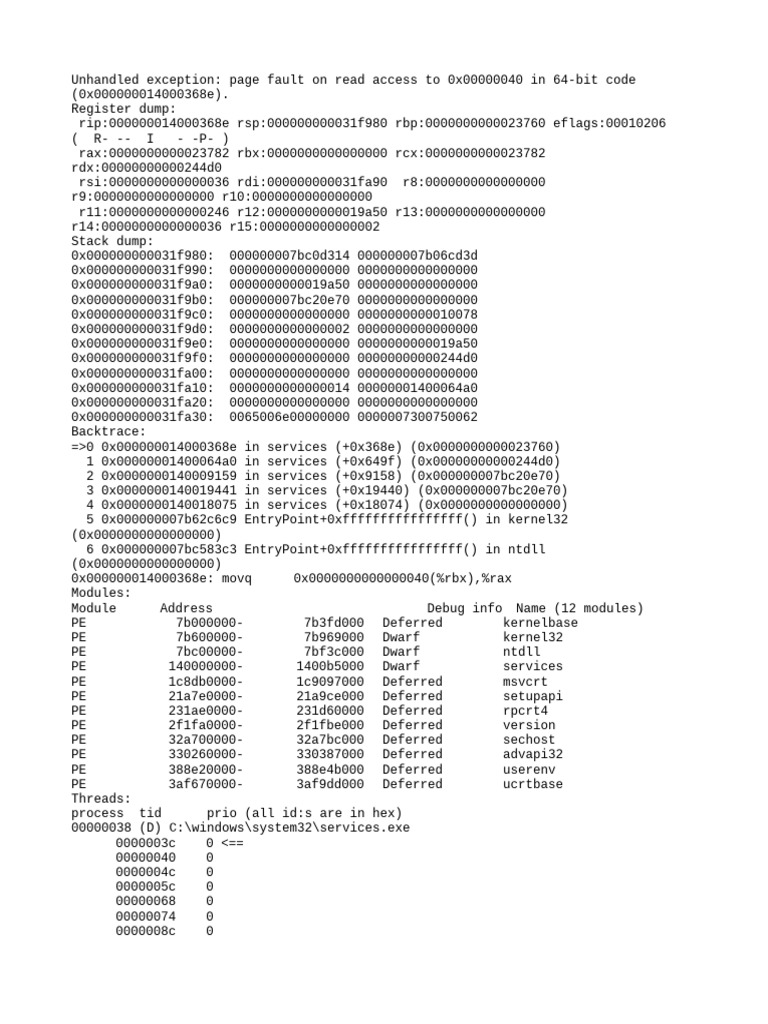 Backtrace | PDF | Computer Programming | Computer Architecture