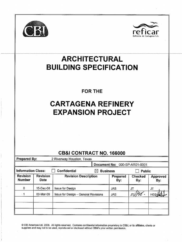 Architectural Building Specification Guide | PDF | Concrete | Screw