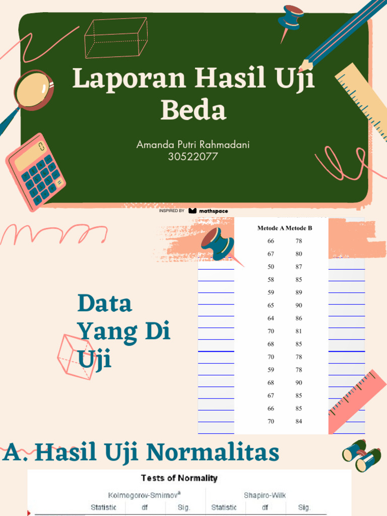 Laporan Hasil Uji Beda - PDF 2 | PDF