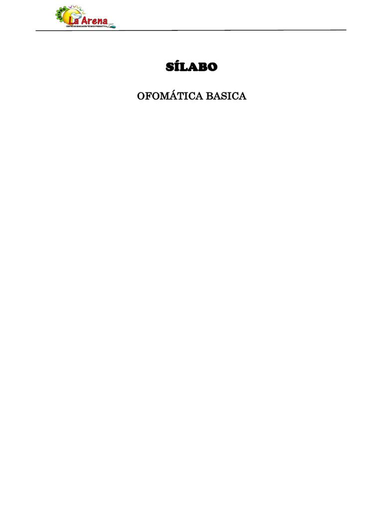 OFIMATICA BASICA - 2025 | PDF | Evaluación | Archivo de computadora