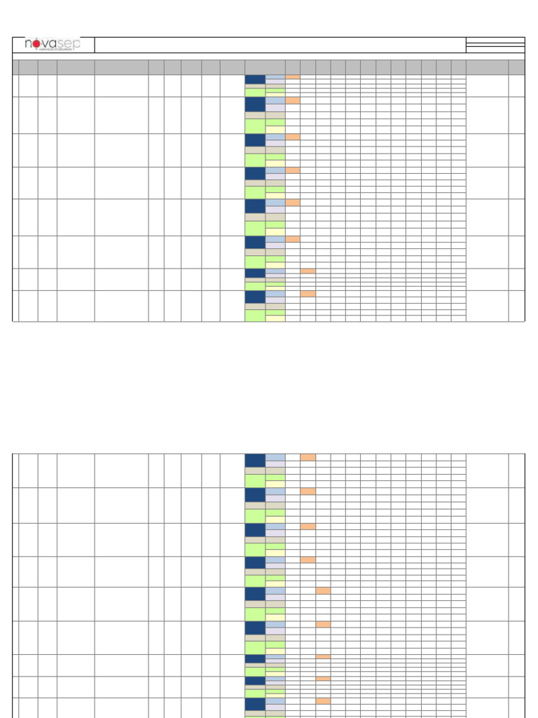 Ejemplo Matriz de Capacitaciones | PDF