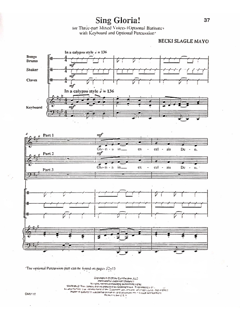 SING GLORIA - Slagle | PDF
