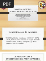 NORMA Oficial Mexicana NOM-007-SSA2-2016 | PDF