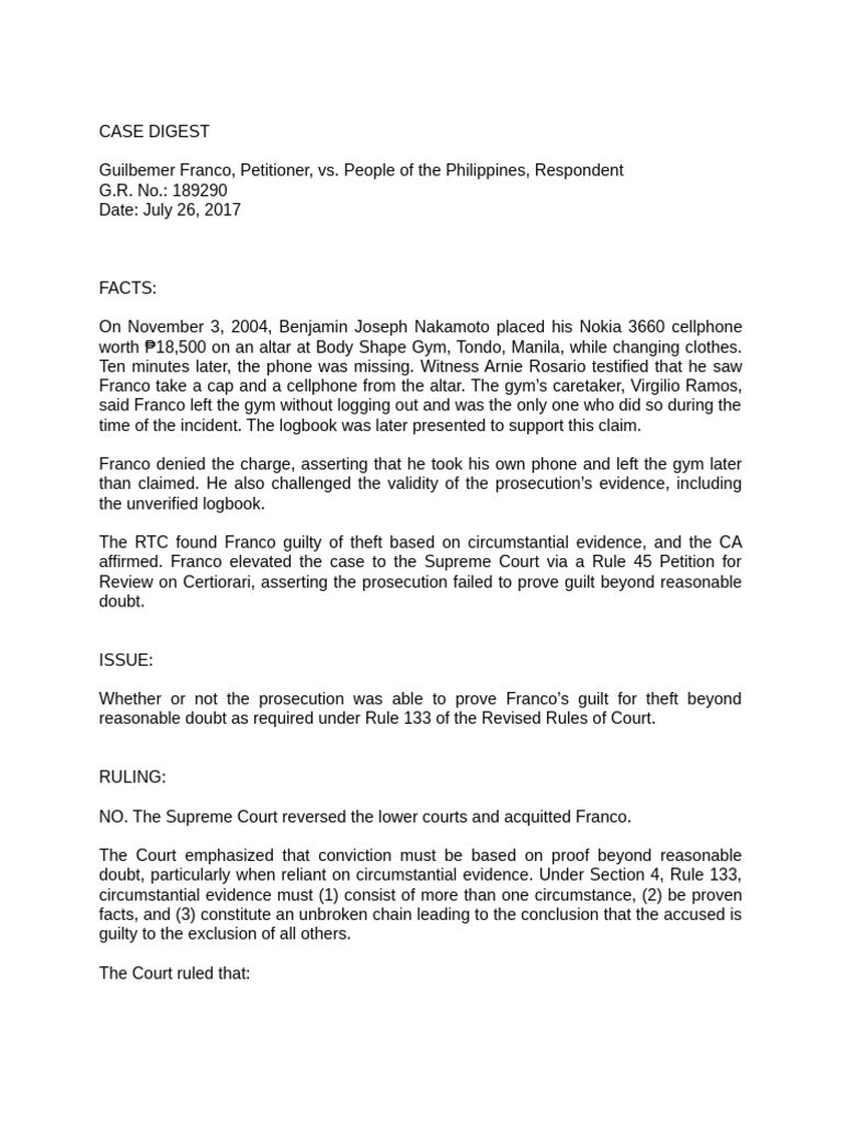 Case Digest | PDF